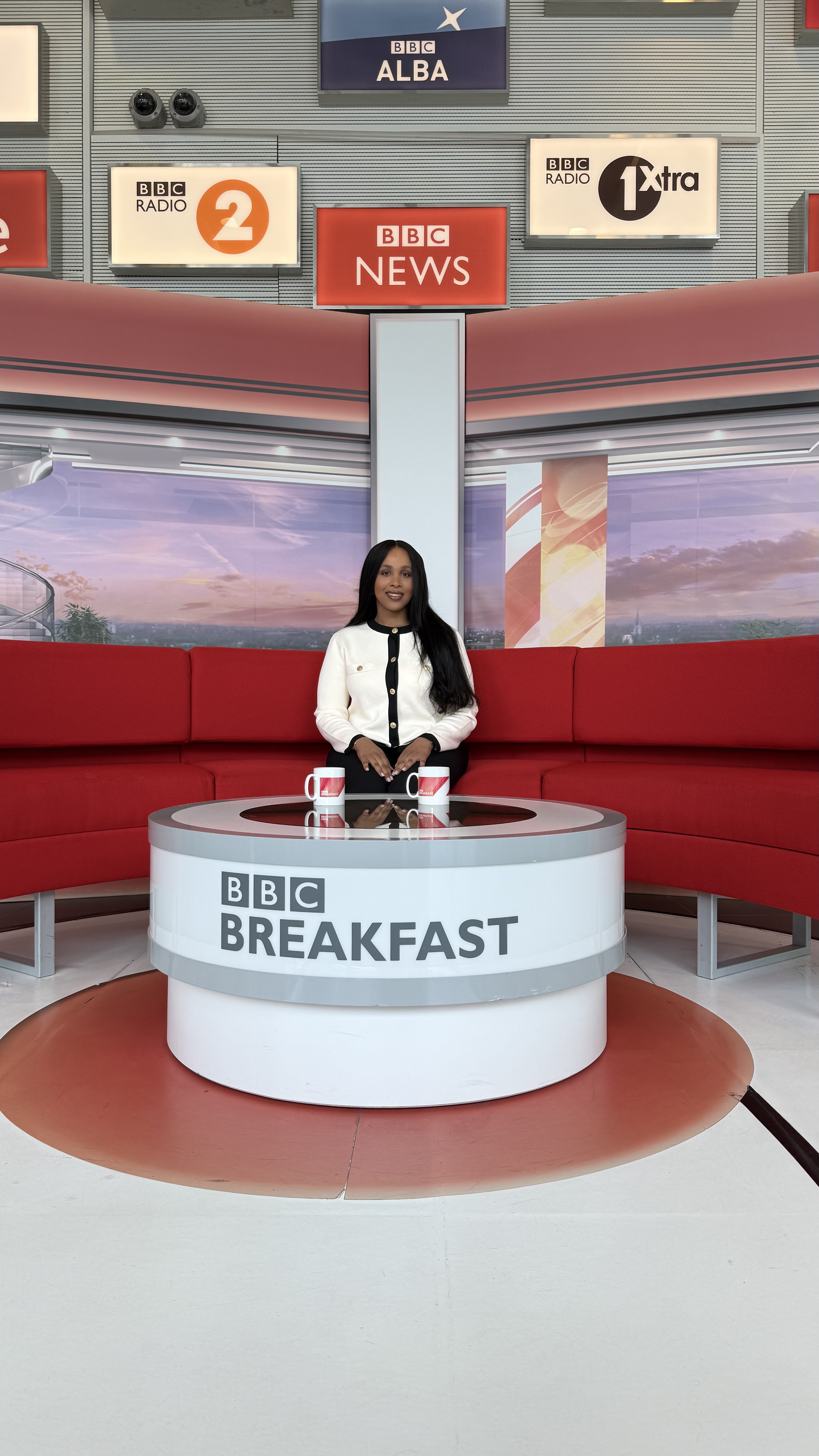 Asia Sharif speaking at BBC internal conference